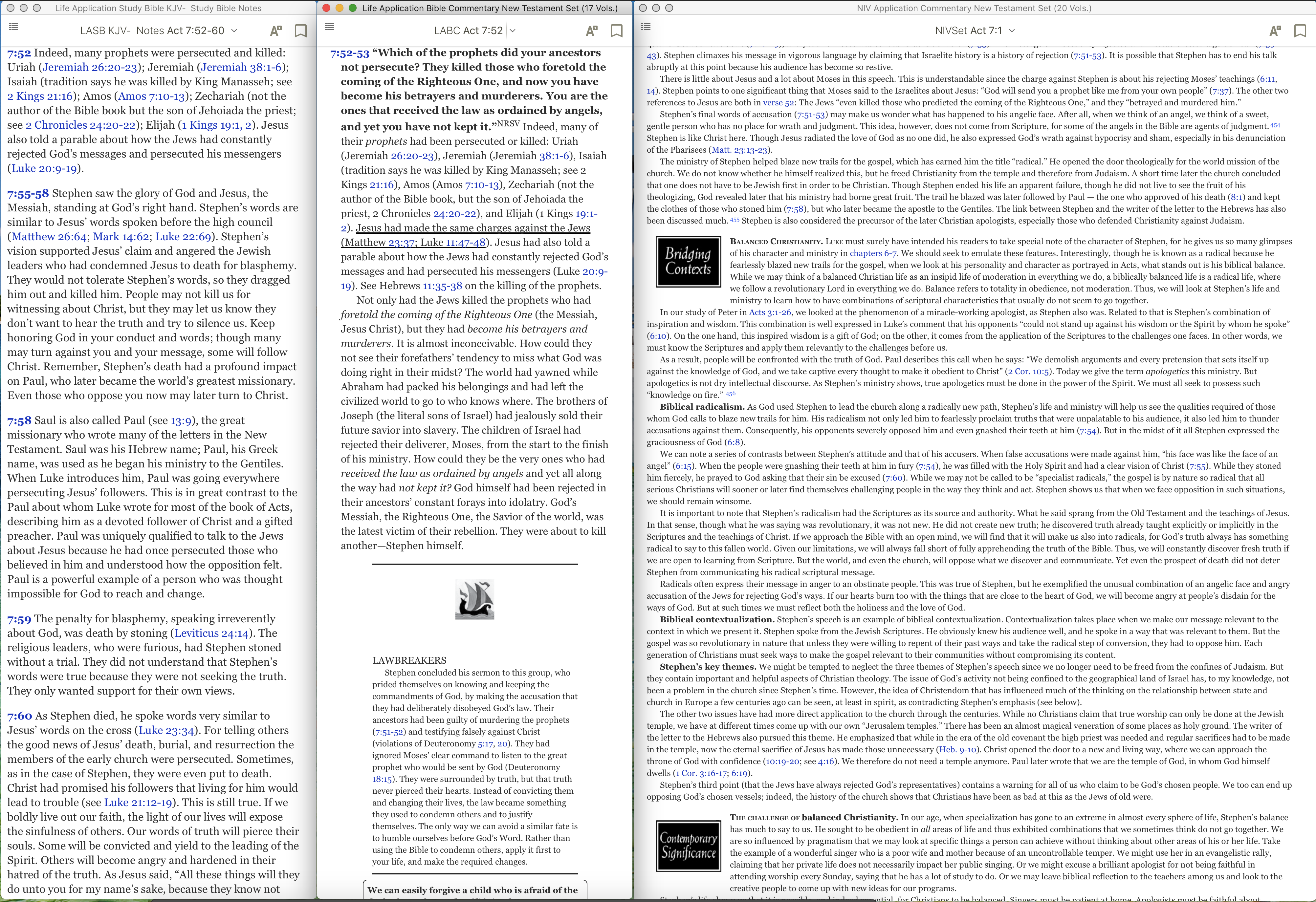 A Question about the Life Application Bible Commentary Series - Logos ...