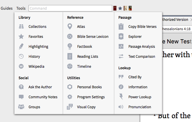 Interactive tools - Logos Community