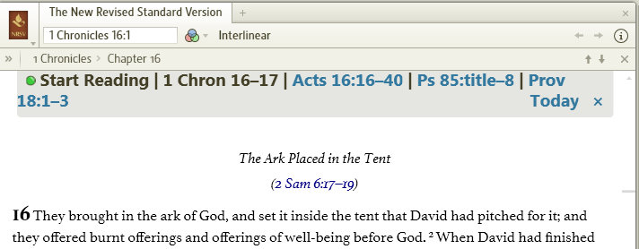 Larger Headings for Bible Reading - Logos Community