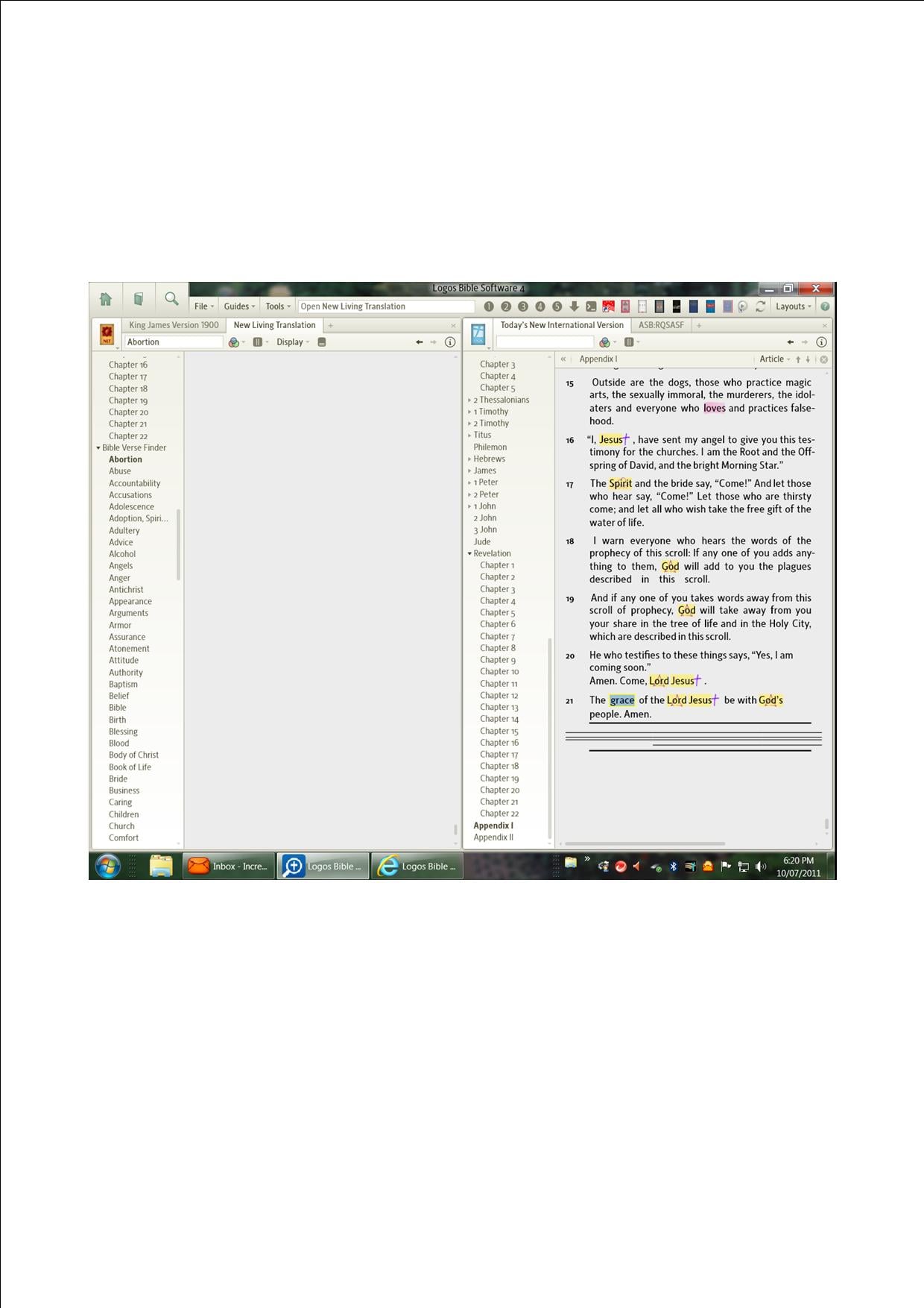 Missing Sections in TNIV and NLT — Logos Community