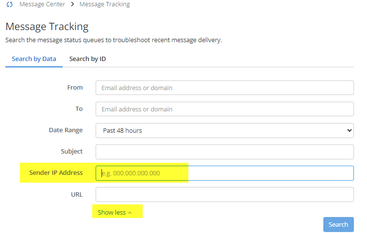 Is there a way to filter messages based on an anti-spoofing rule that ...