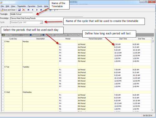 Timetables, Patterns And You — Blackbaud Community