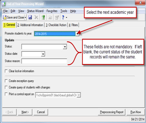 End of Year Processing: How to Promote Students to the Next Grade Level — Blackbaud Community