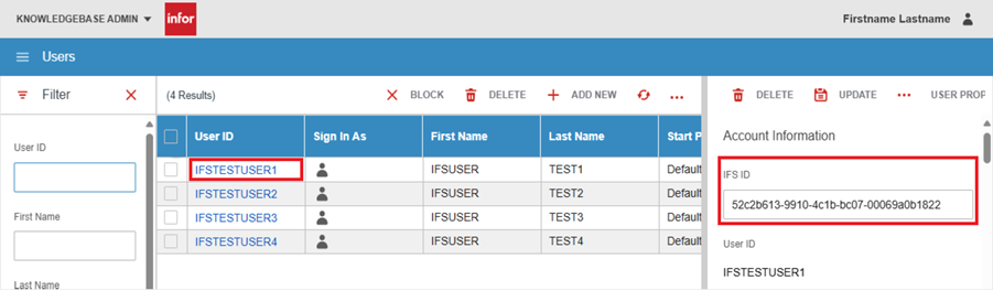 Editable IFS IDs for HRSD User Accounts - Infor Global Community
