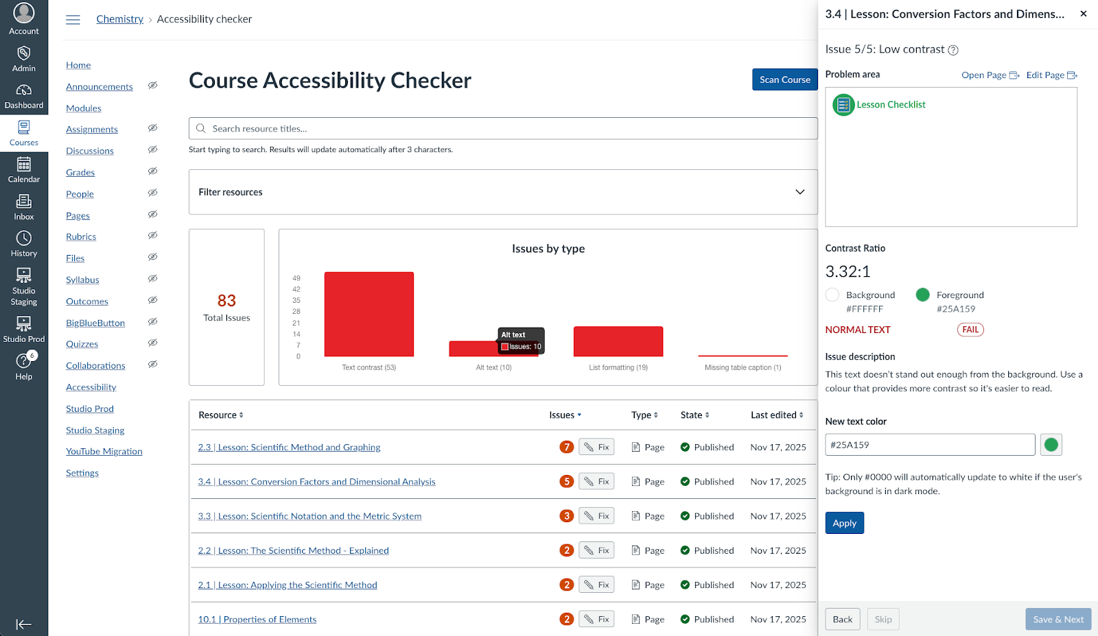 Our Commitment on Course Accessibility - Improved Tooling Coming Soon ...