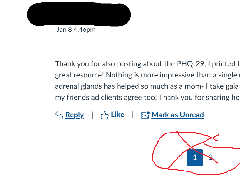Can I adjust the number of discussion posts per page of discussion ...