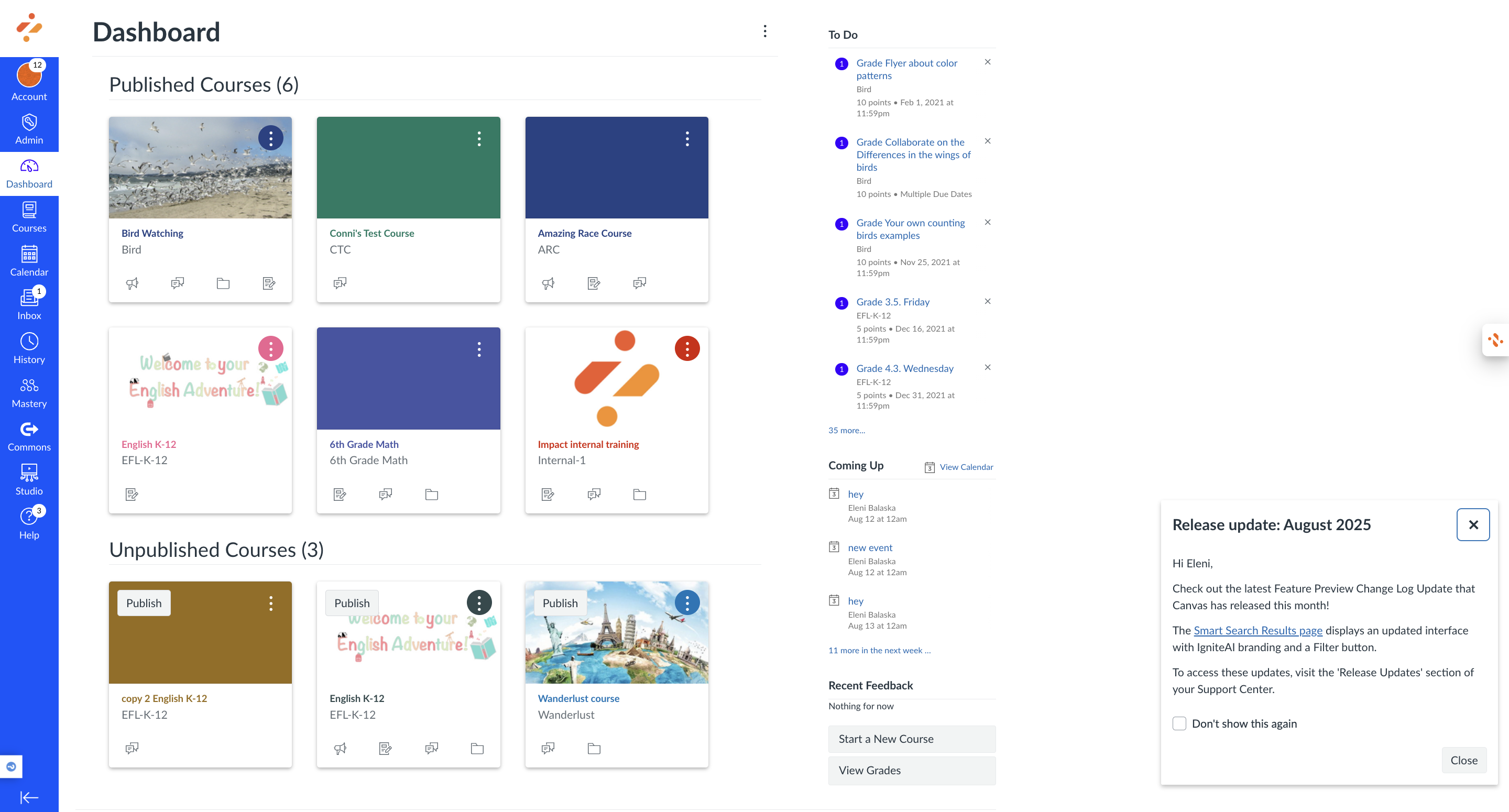 Release of August 16th, 2025: All users - Instructure Community