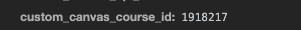 What is unique course id in Canvas? - Instructure Community