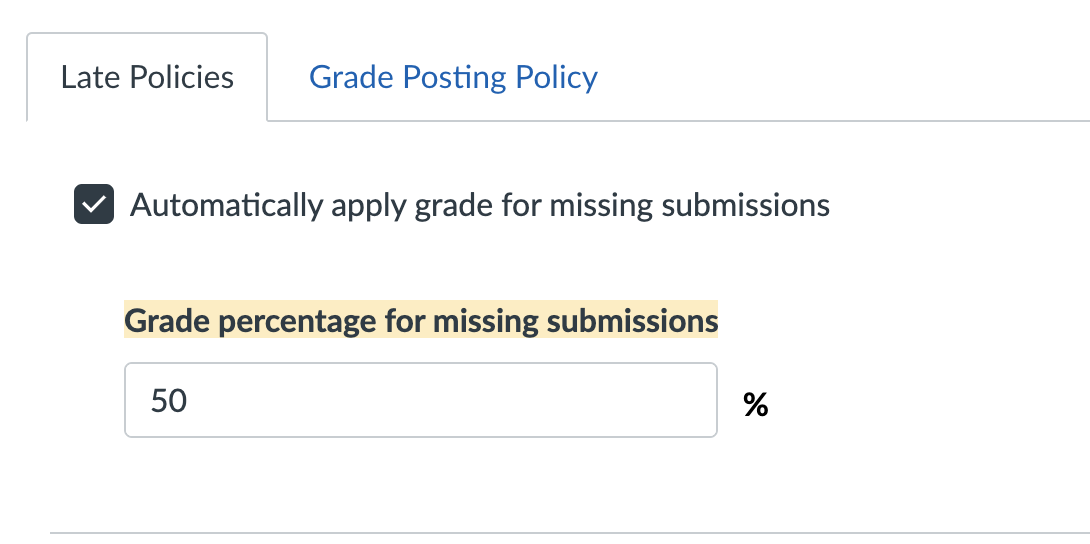 Add a delay to Grade percentage for missing submissions: - Instructure ...