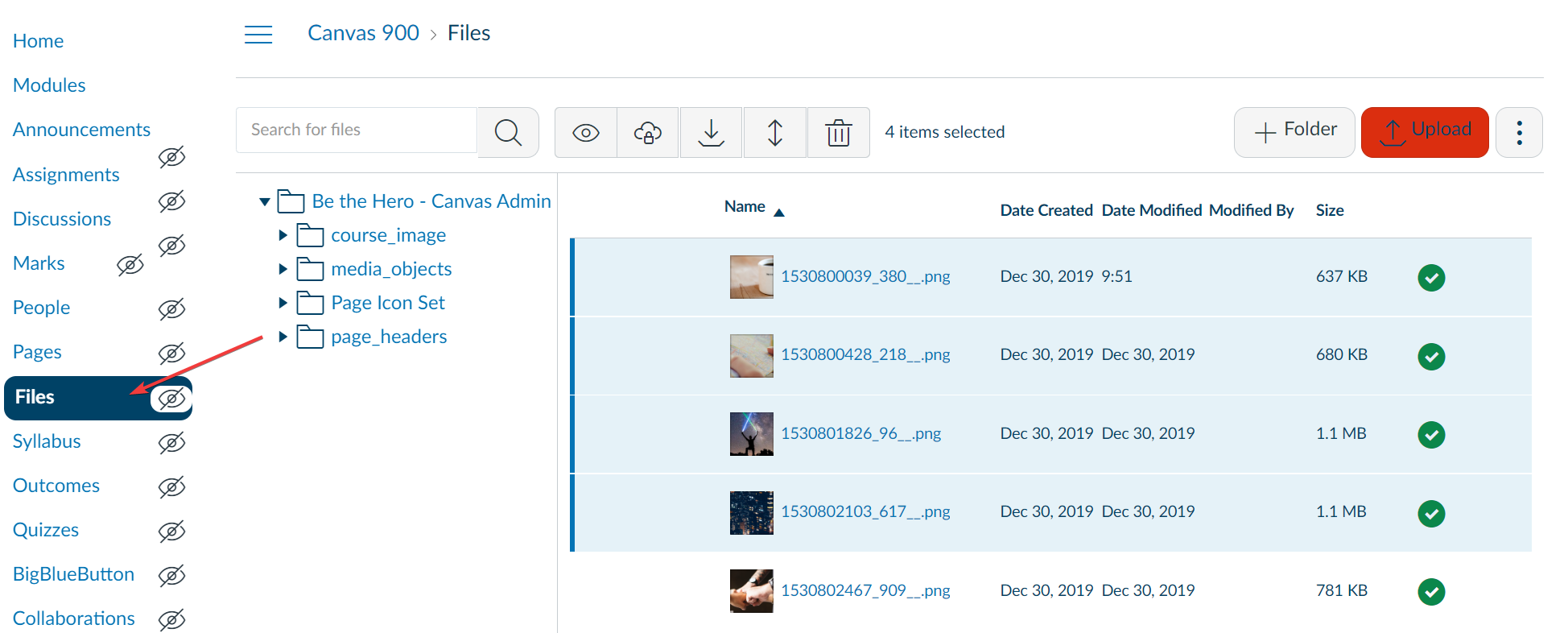 deleting files in a canvas course - Instructure Community