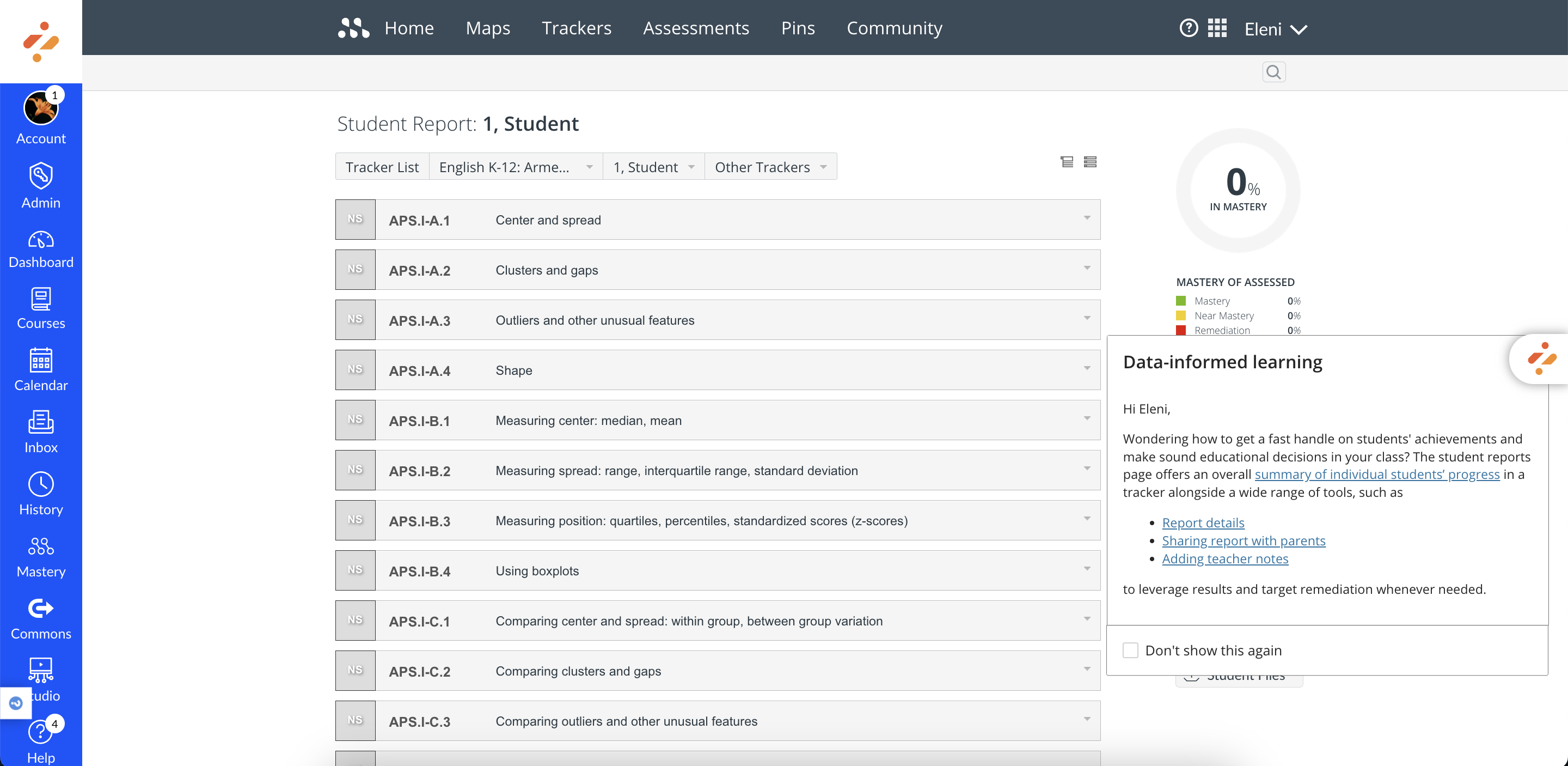 Increasing Usage of Data: Mastery Connect - Instructure Community