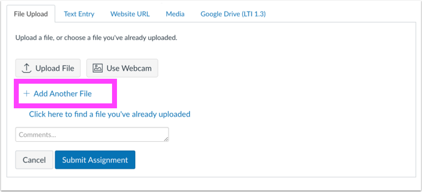 Submitting multiple documents for one assignment - Instructure Community