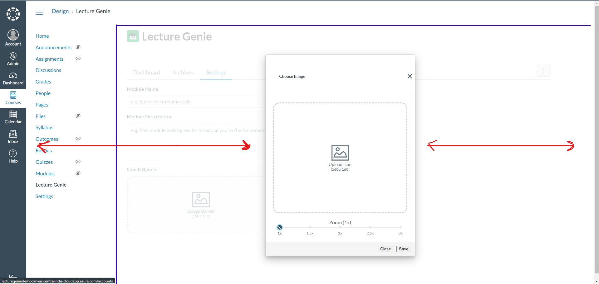 Assistance Needed with Centering Modal in Canvas LTI Tool - Instructure ...