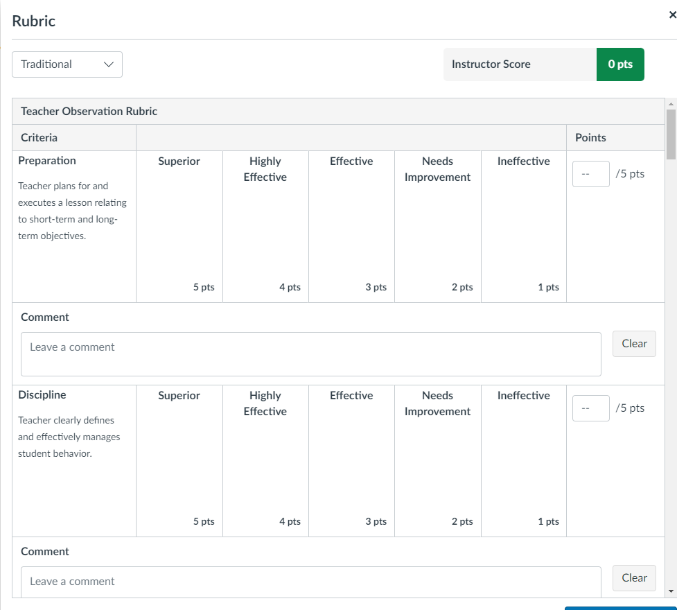 Rubric Enhancements - Phase 1 Impressions - Instructure Community