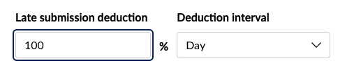 Late Submissions and Automatically Applying Late Deductions ...