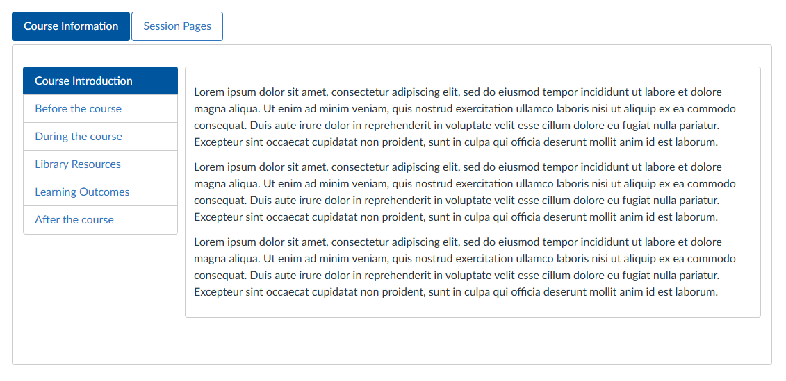 One page courses in Canvas? - Instructure Community