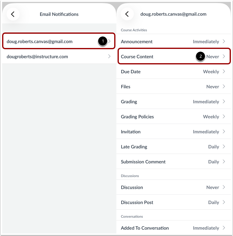 How do I set Notification Preferences in the Teacher app on my iOS ...