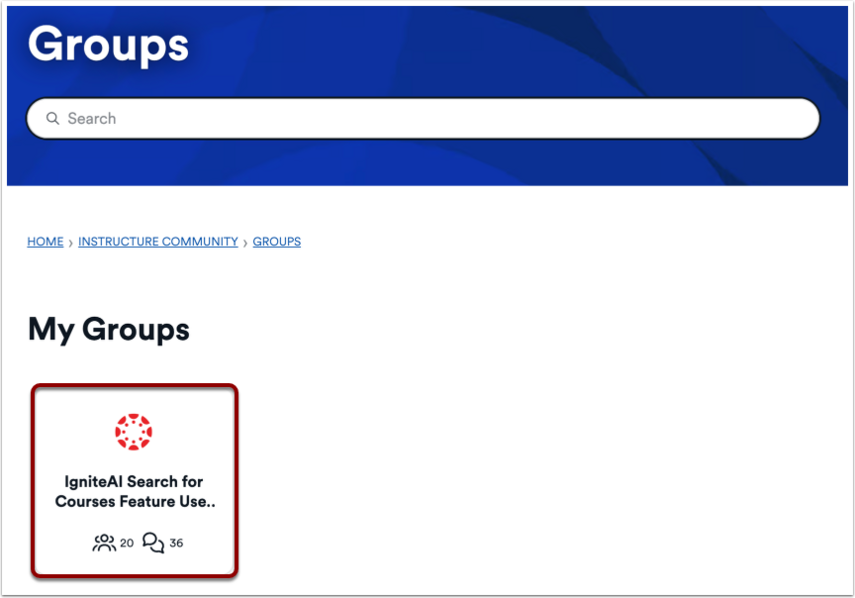How do I find my groups in the Instructure Community? - Instructure ...