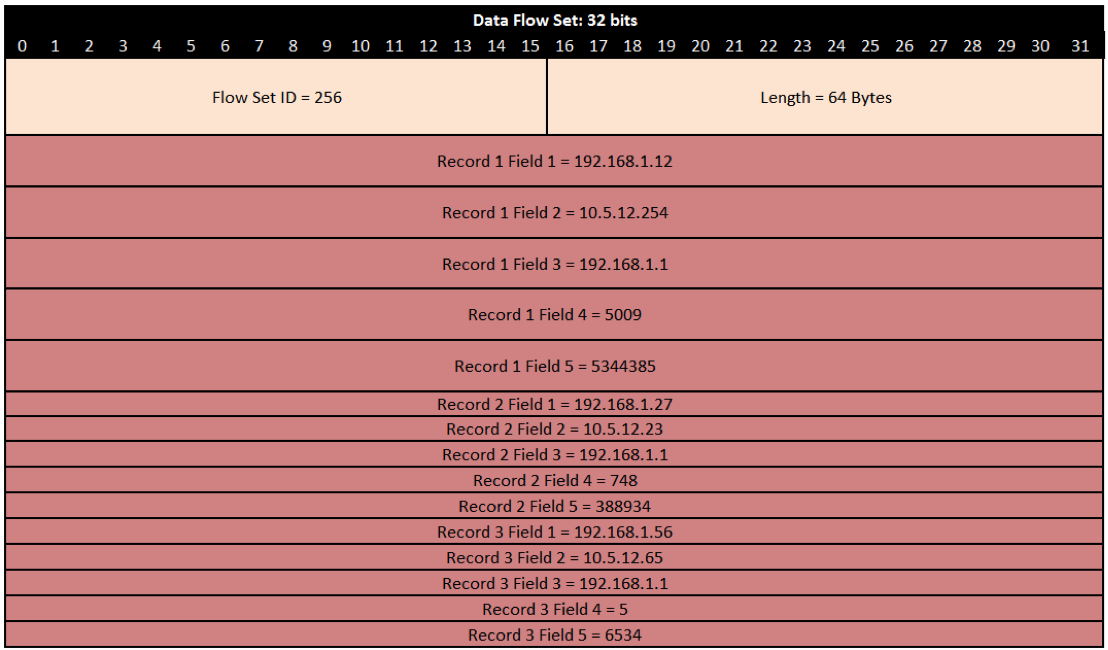NetFlow v9 Datagram Knowledge Series: Part 4 - NetFlow v9 Data FlowSet ...