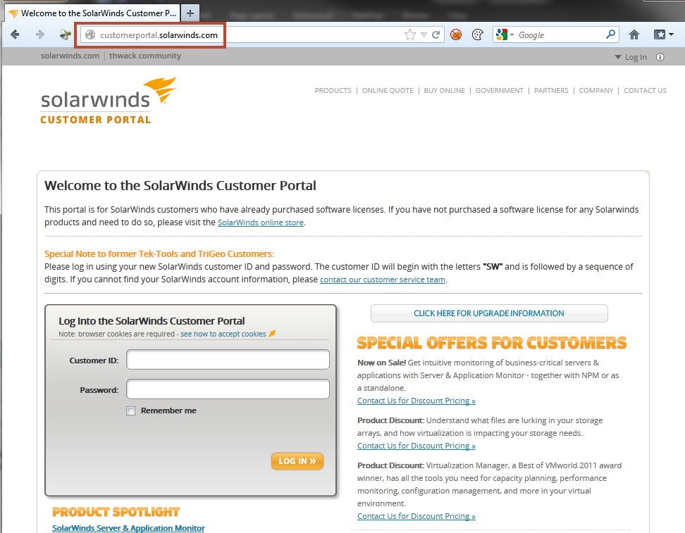 Changes to the SolarWinds Customer Portal - THWACK
