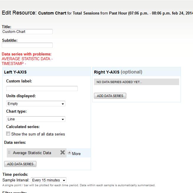 Problem with custom report - Can't graph multiple statistic data - THWACK