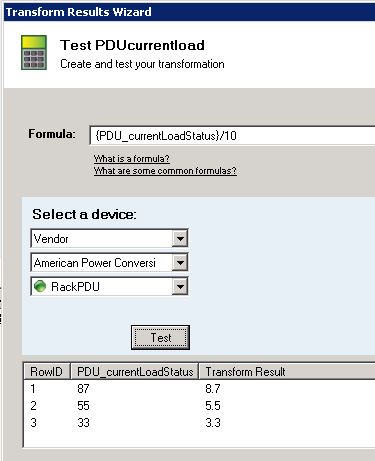 Universal Device Poller not showing after Transform result - THWACK