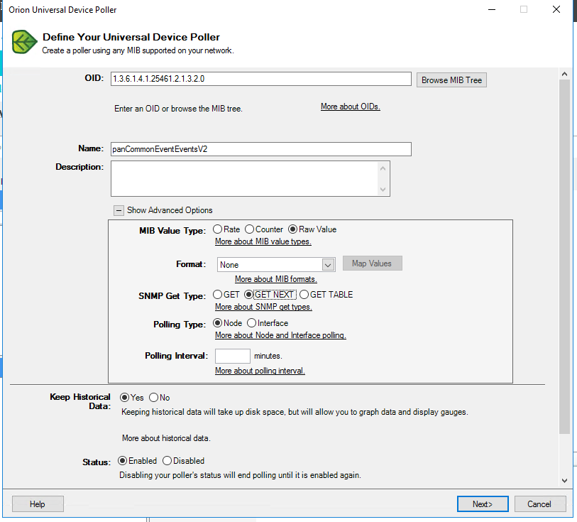 Palo Alto BGP Routing Status - Universal Device Poller - THWACK