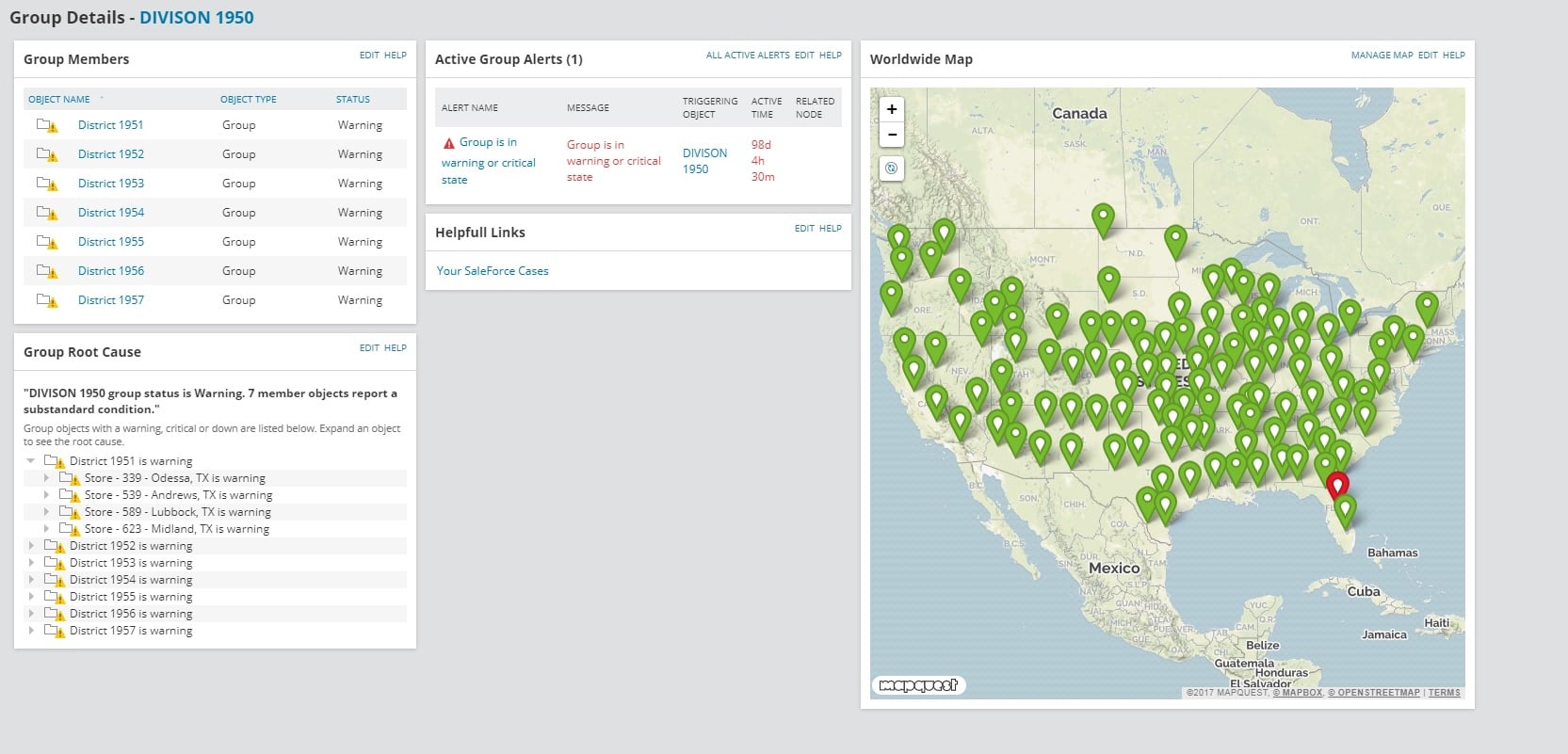 Worldwide Map Node SWQL Filter - THWACK