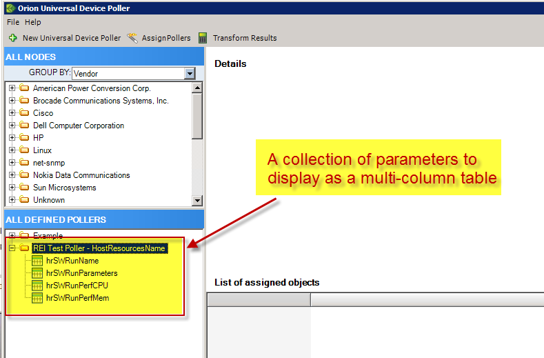How to Set Up Multi-Column Table With Custom Device Poller - THWACK