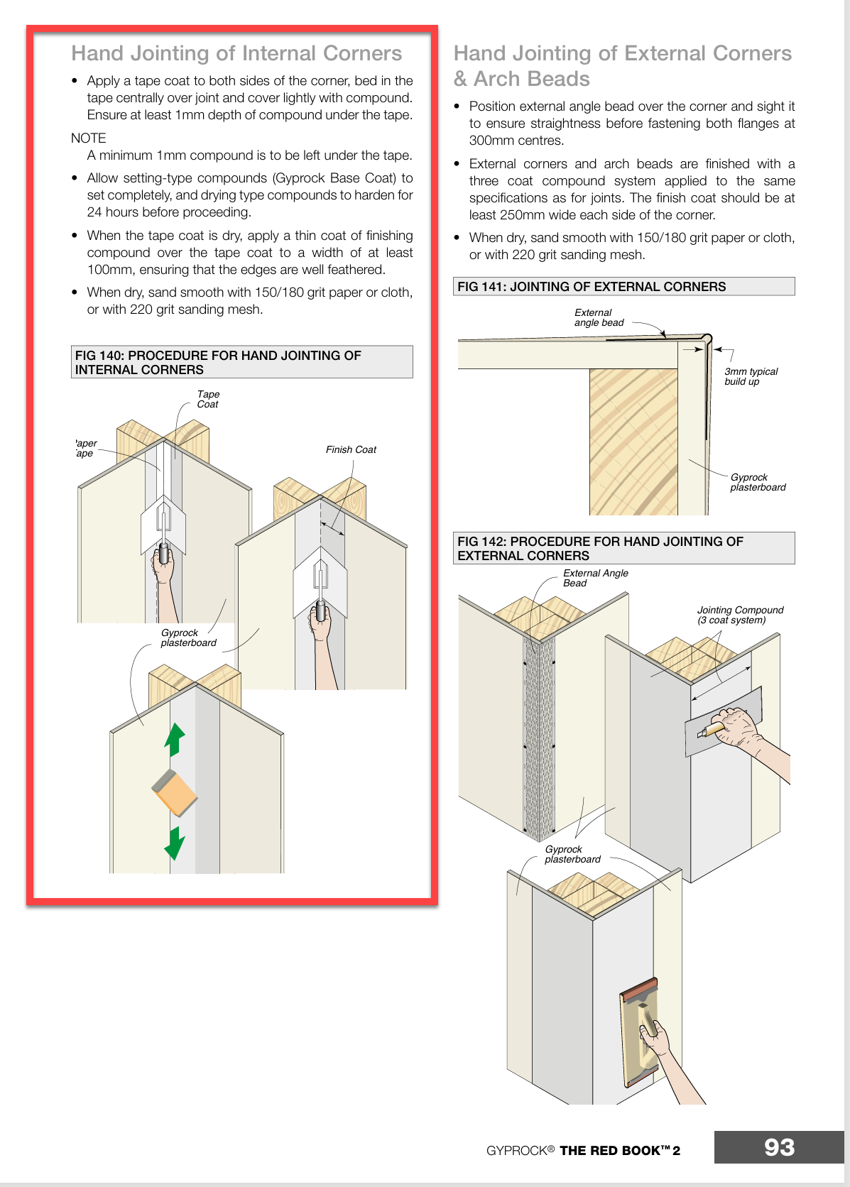 How to plaster a square edge? - Bunnings Workshop community