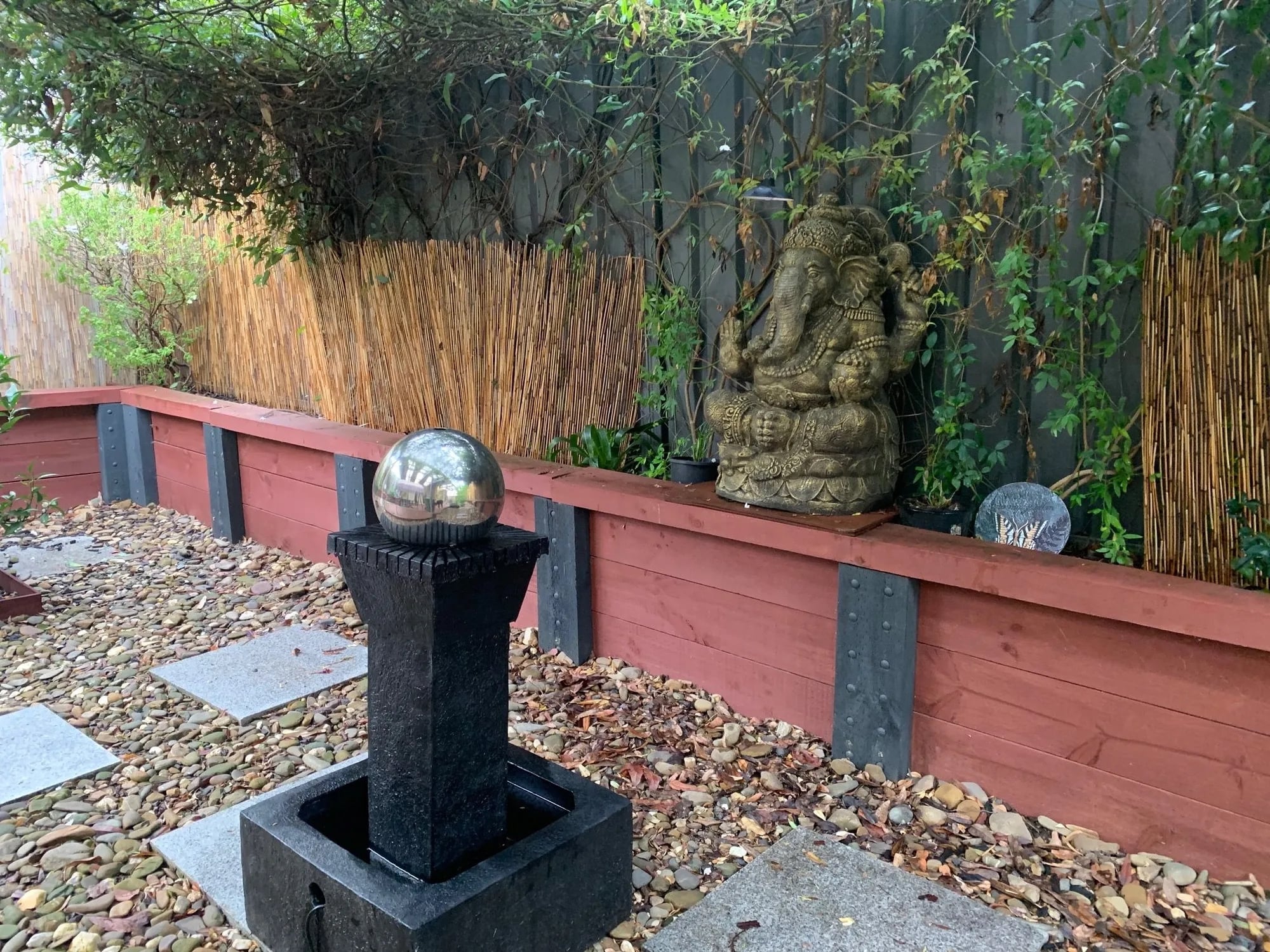 Bamboo screening to cover Colorbond fence - Bunnings Workshop community
