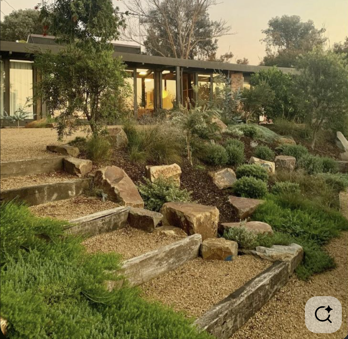 How to build timber sleeper steps on a steep slope? - Bunnings Workshop ...