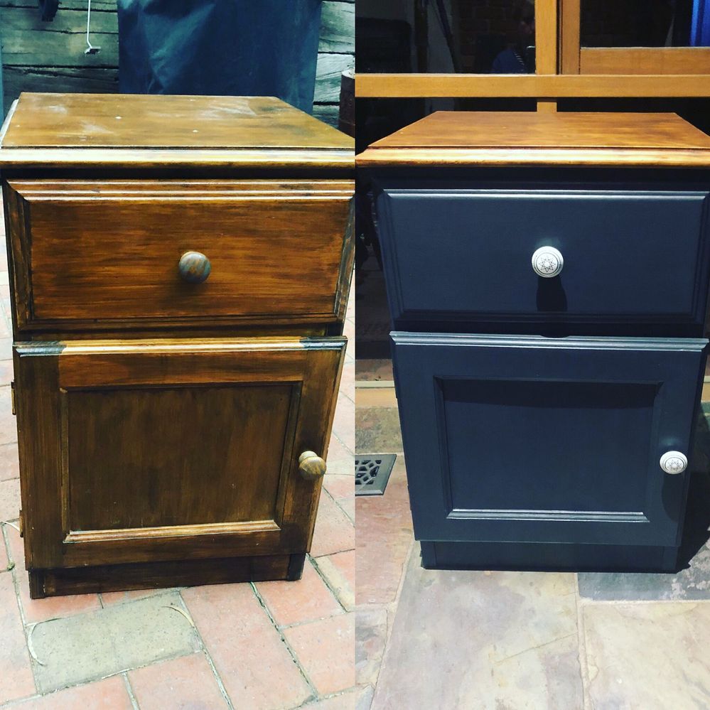 Upcycled side table - using chalk paint - Bunnings Workshop community