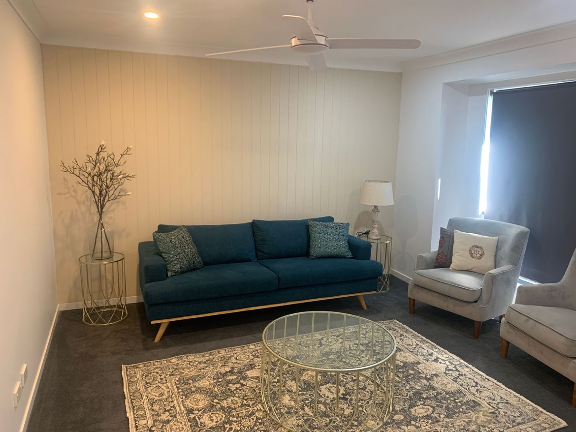 Living room VJ panel feature wall - Bunnings Workshop community