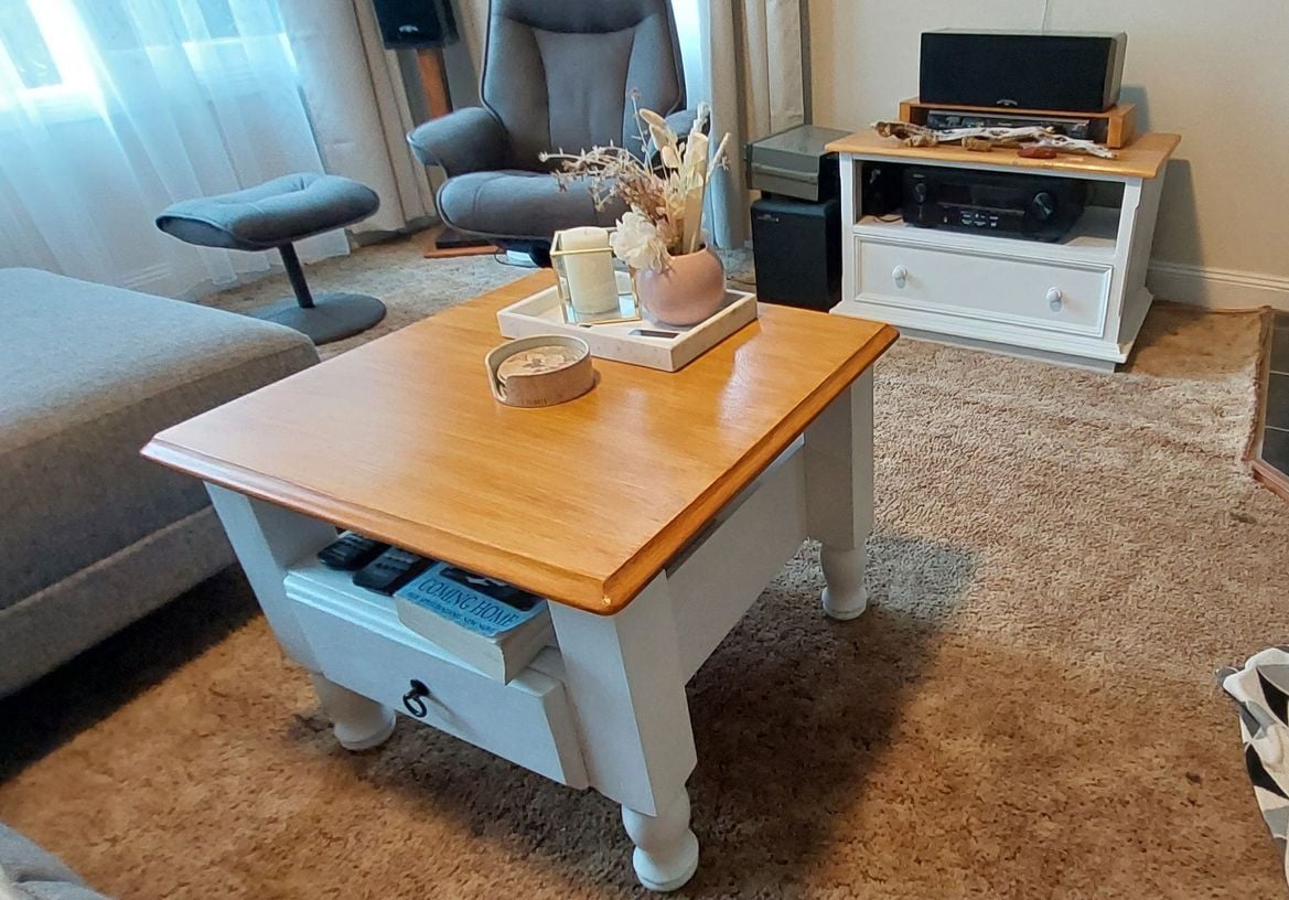 Upcycled coffee table and TV unit - Bunnings Workshop community