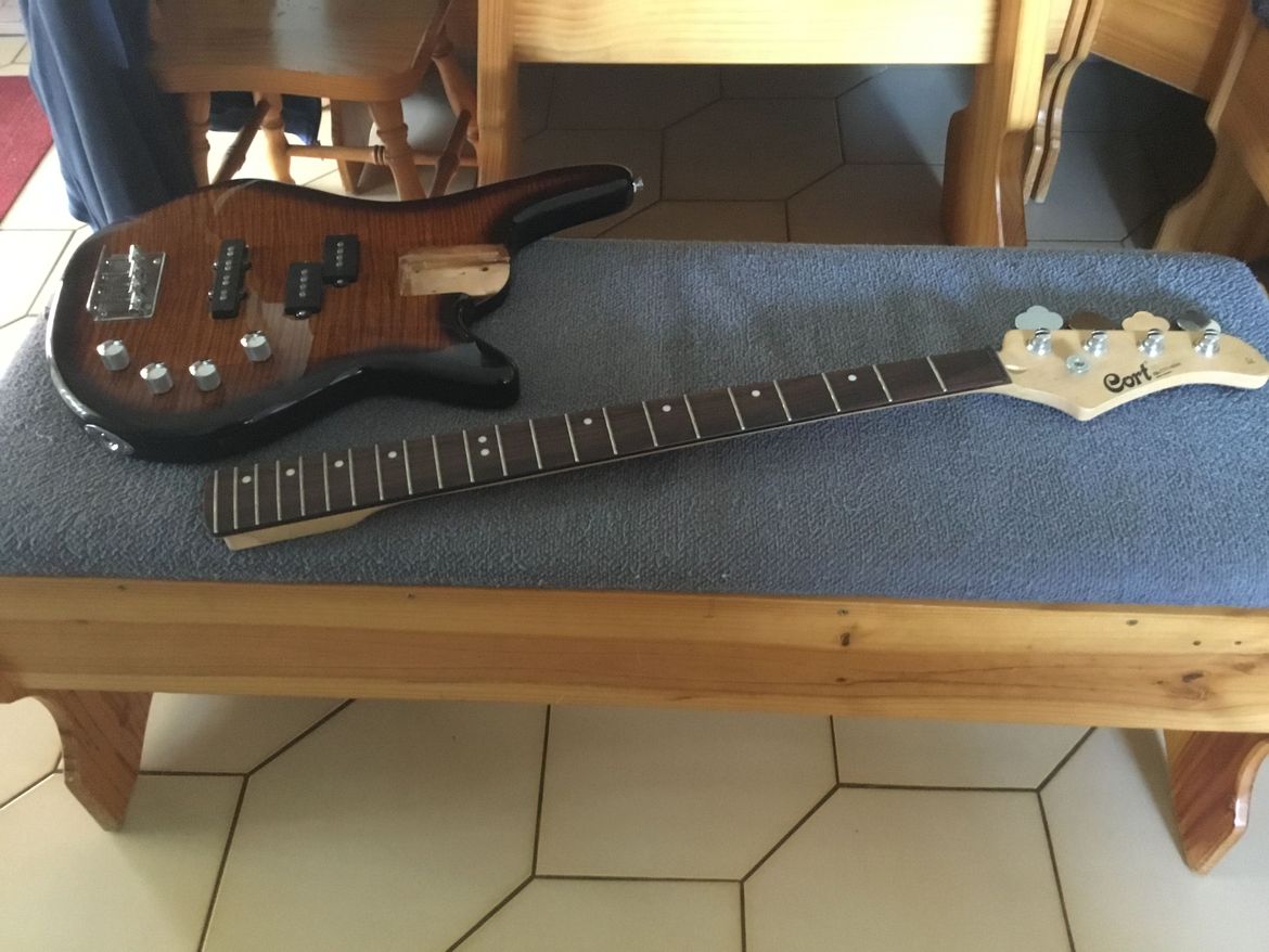 Building one guitar from two broken ones - Bunnings Workshop community