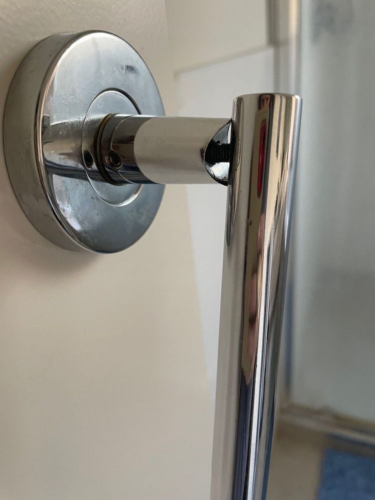 How to fix this bathroom door handle? - Bunnings Workshop community