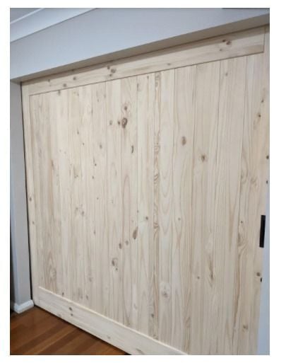 How to build a barn door from VJ panels? - Bunnings Workshop community