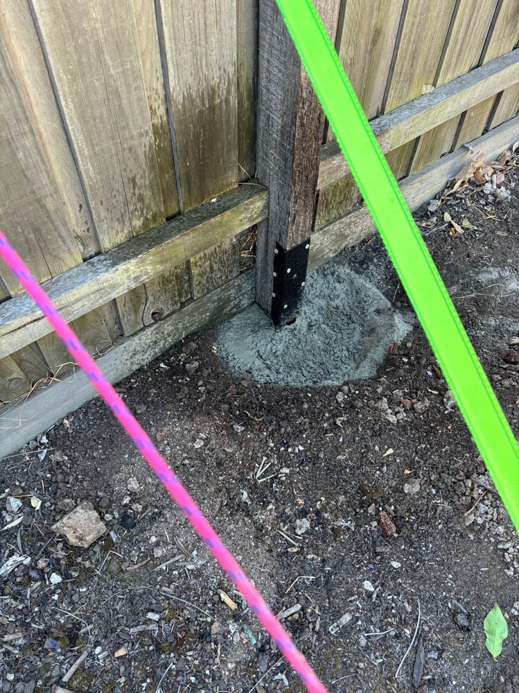 Boundary fence post repair - Bunnings Workshop community