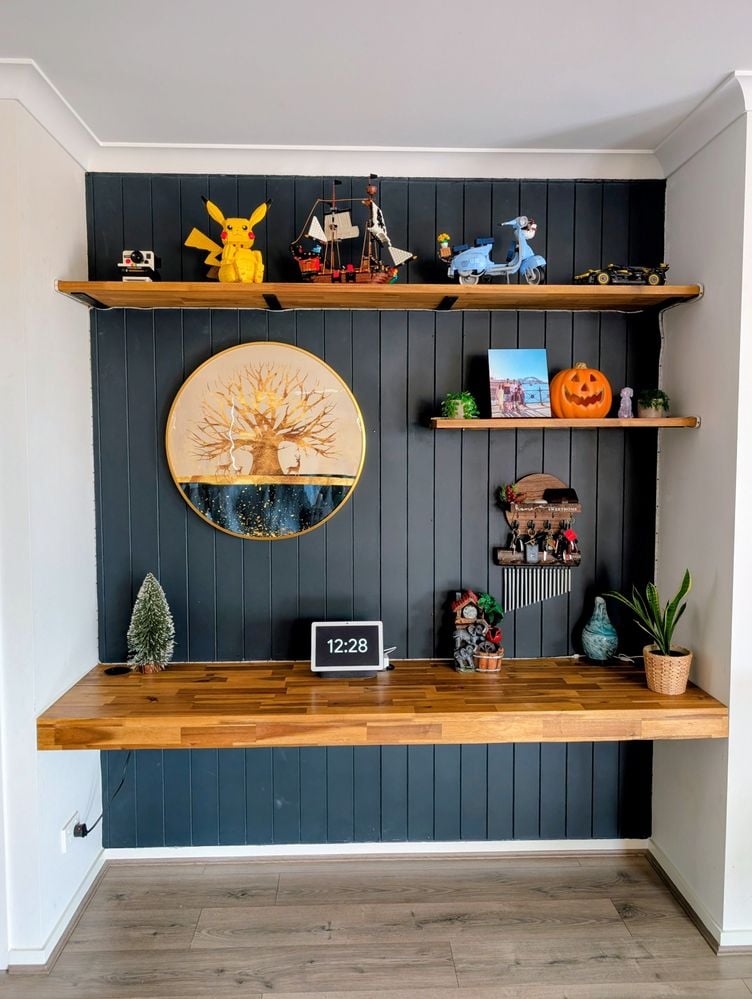Study nook & feature wall - Bunnings Workshop community