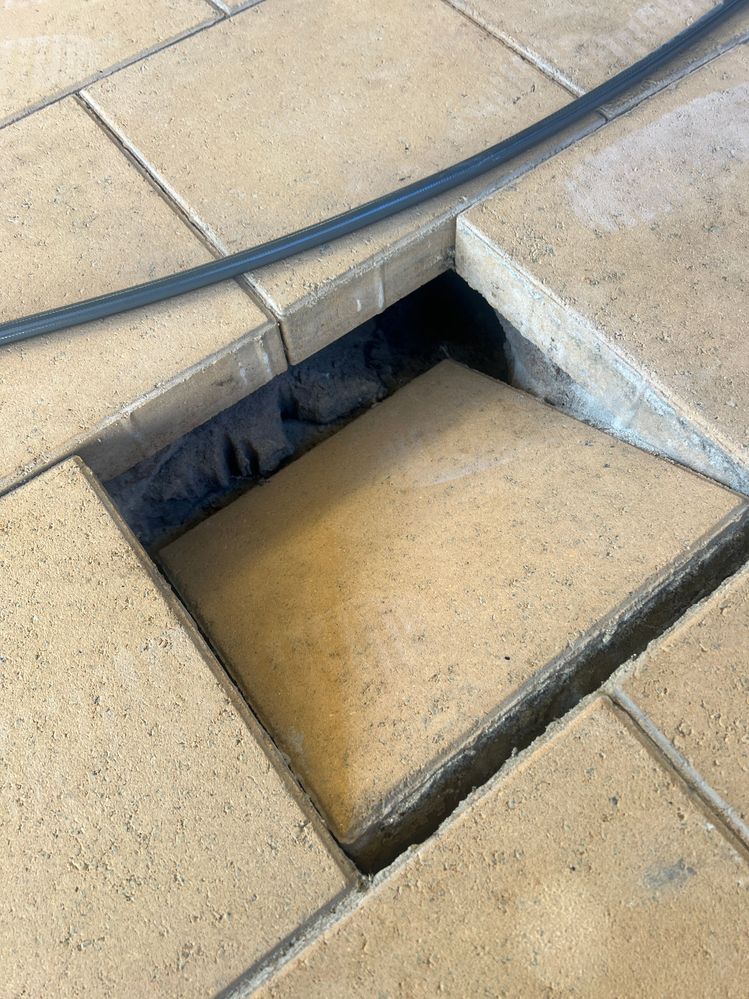How to fix sunk pavers and discolouration? - Bunnings Workshop community