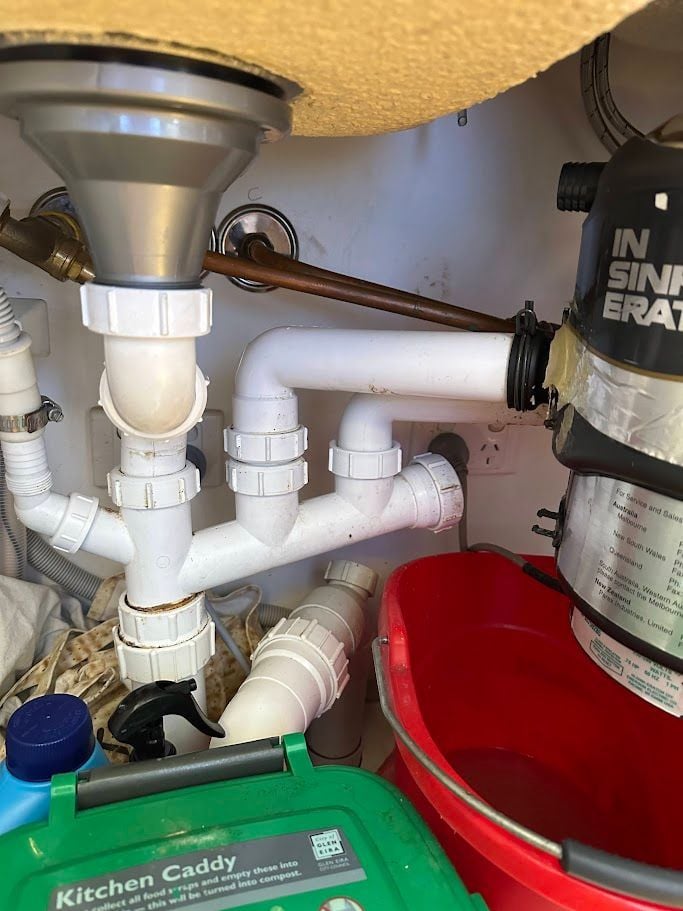 How to install insinkerator waste pipe? - Bunnings Workshop community