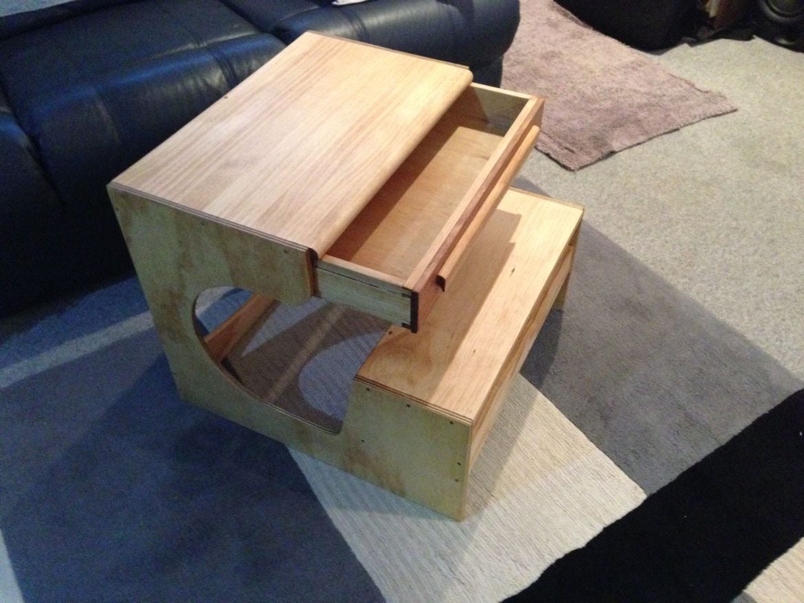 Handmade student desk from recycled materials - Bunnings Workshop community