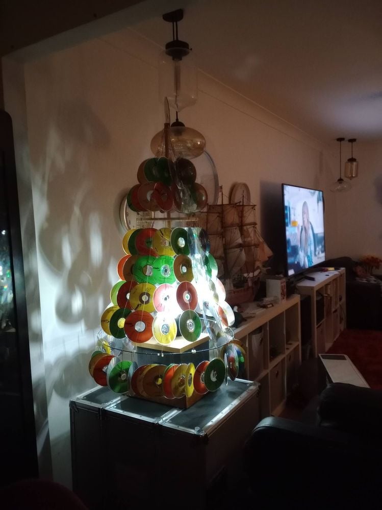 Christmas tree using recycled materials - Bunnings Workshop community