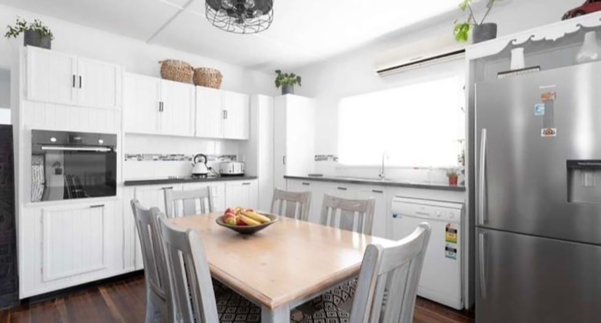 Timber kitchen budget makeover using paint - Bunnings Workshop community