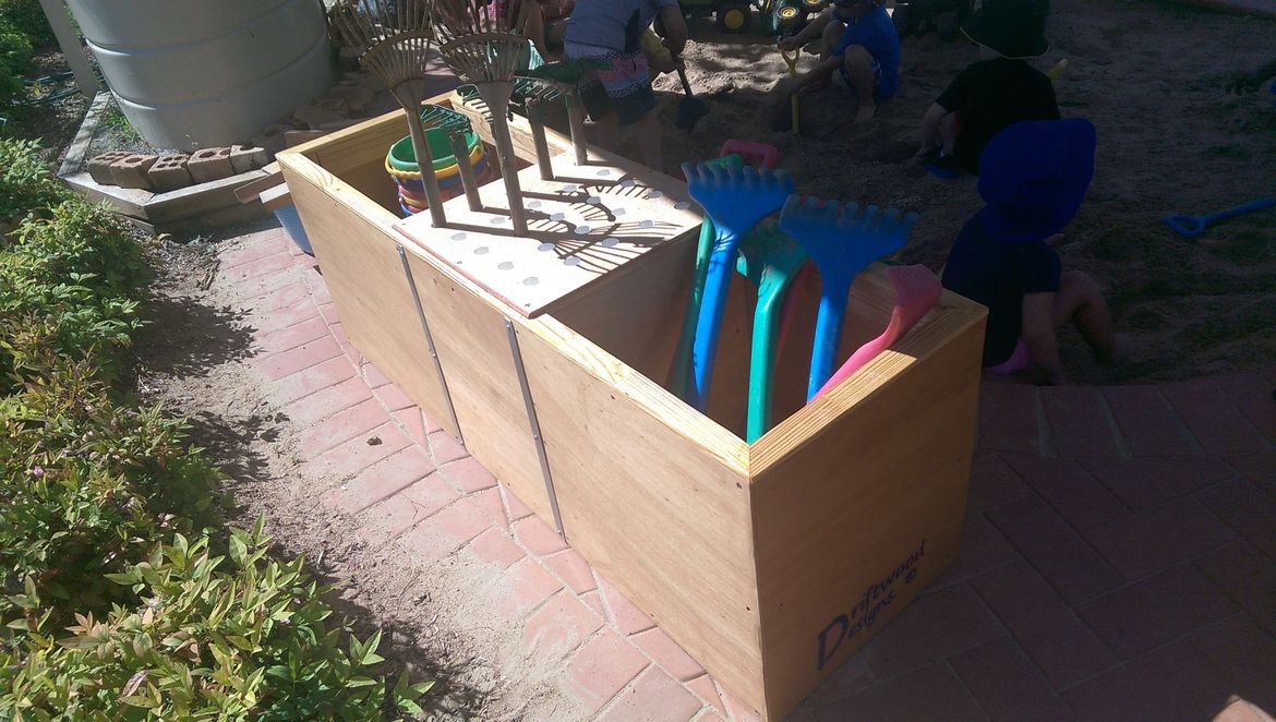 Sand pit toy box for my Grandson's Kindy. - Bunnings Workshop community