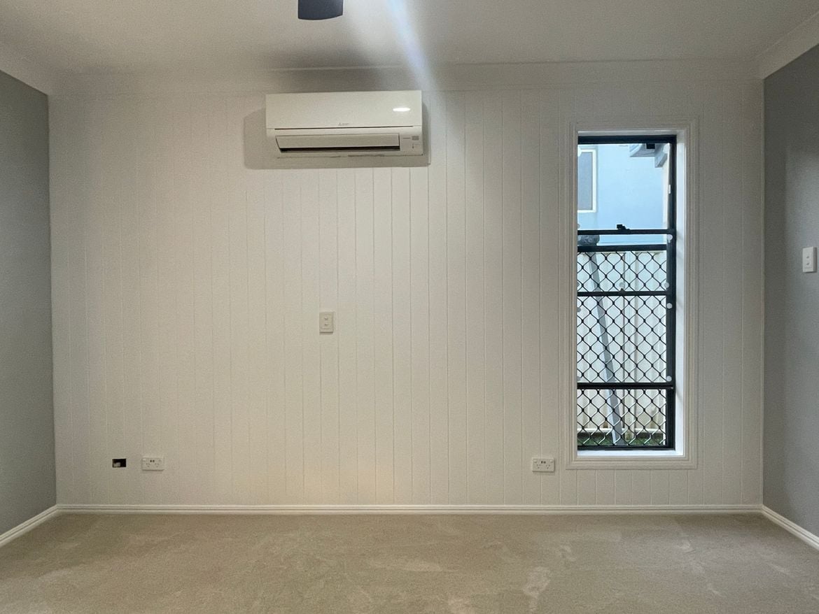 Easycraft VJ panelling bedroom feature wall - Bunnings Workshop community