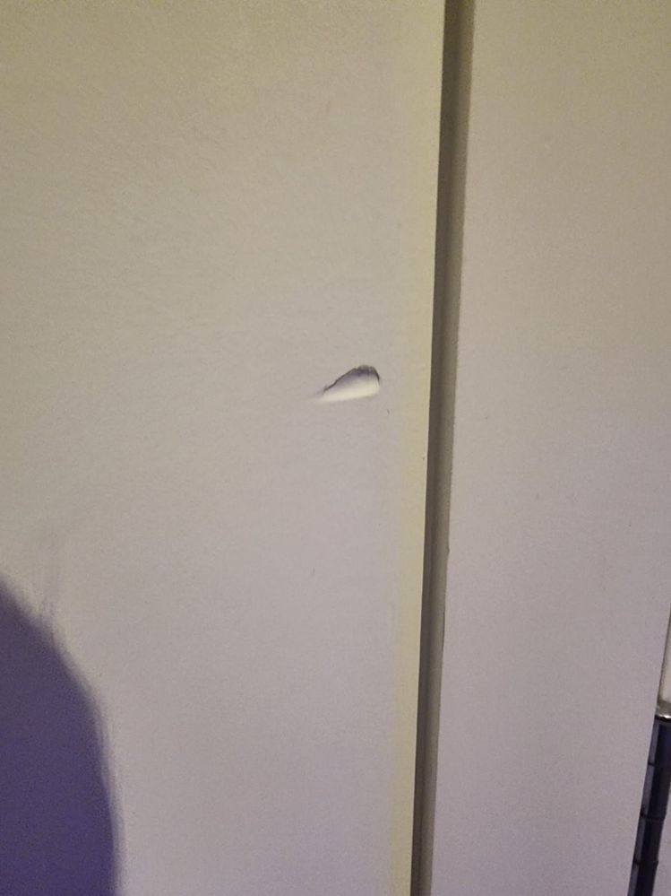 How to repair a sliding door dent? - Bunnings Workshop community