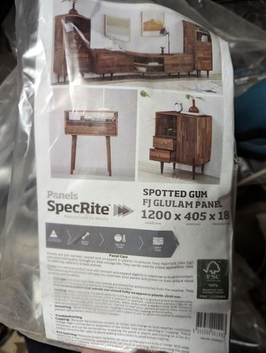 Are SpecRite FJ Glulam Spotted Gum panels food safe? - Bunnings ...