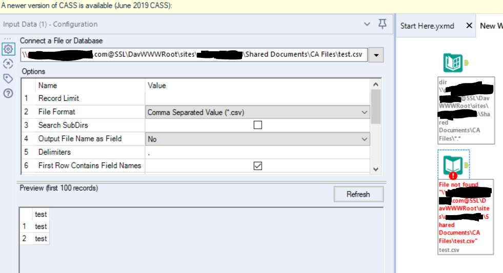 Download excel file from Sharepoint - Alteryx